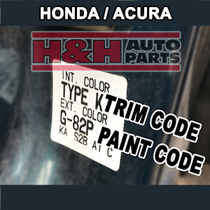 Paint and Trim Code Locations - H and H Auto Parts